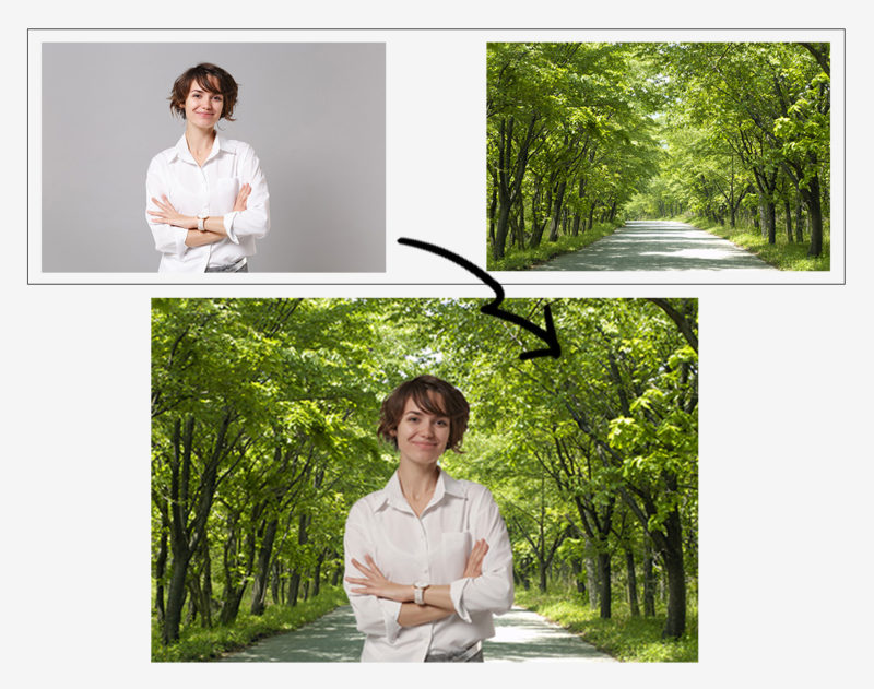 切り抜きと合成画像との色合わせ | SATOMI SHIBUYA Web Design Portfolio